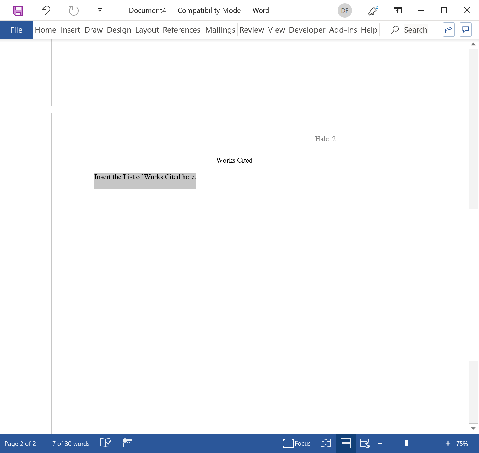 Dr Paper Help: Writing an MLA Works Cited List